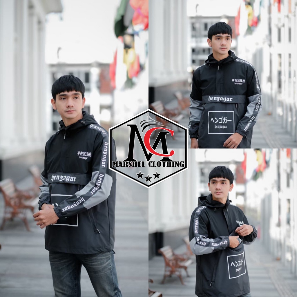 Jual RCL - Jaket Caugle Simpel Henzogar / Jaket Parasut Saku Doraemon ...