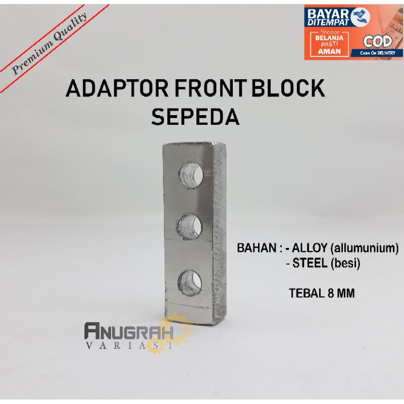 Jual ADAPTOR FRONT BLOCK SEPEDA LIPAT MINION MTB FIXIE BMX | Shopee ...