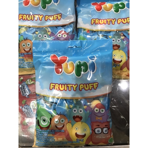 Jual YUPI FRUITTY PUFF 120 gram | Shopee Indonesia