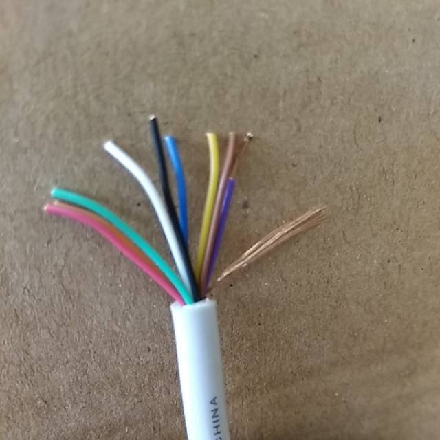 Jual Kabel isi 9 + 1 Ground Serabut Cream Per MTR | Shopee Indonesia
