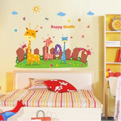 Jual wallpaper GI sticker kamar ruang rumah lucu dekorasi stiker hiasan ...