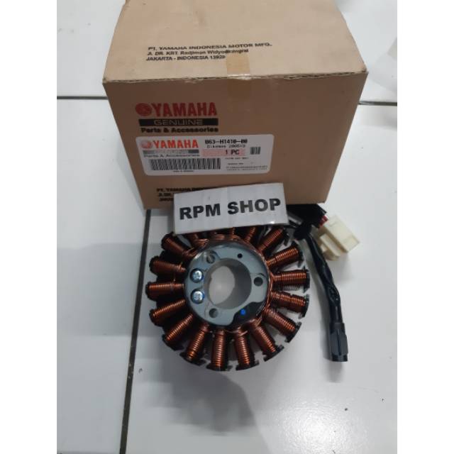 Jual Spul Magnet-Stator Assy Yamaha Aerox 155-Lexi 125 Asli B63-H1410-00 | Shopee Indonesia