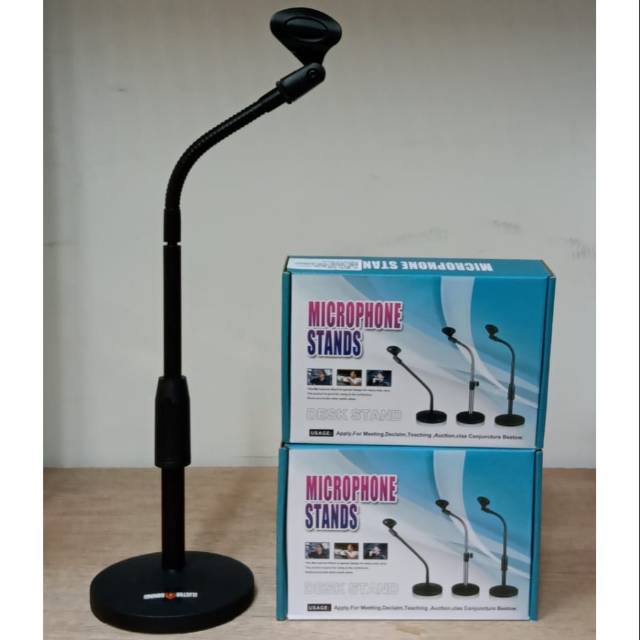 Jual Stand mic meja Electro Sound RX-116 kaki bulat dan tiang atasnya ...