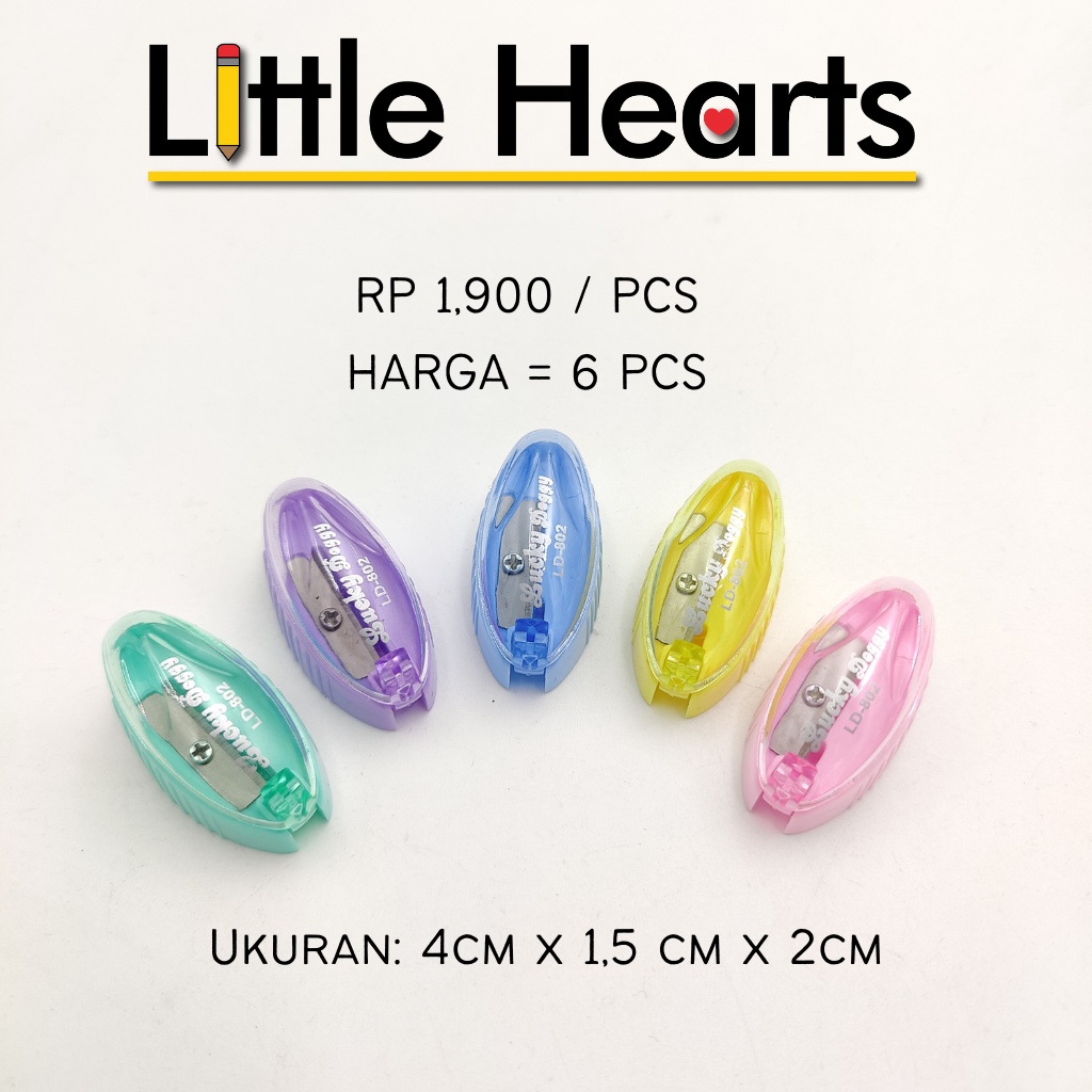 Jual Serutan / Rautan pensil isi 6 pcs | Shopee Indonesia