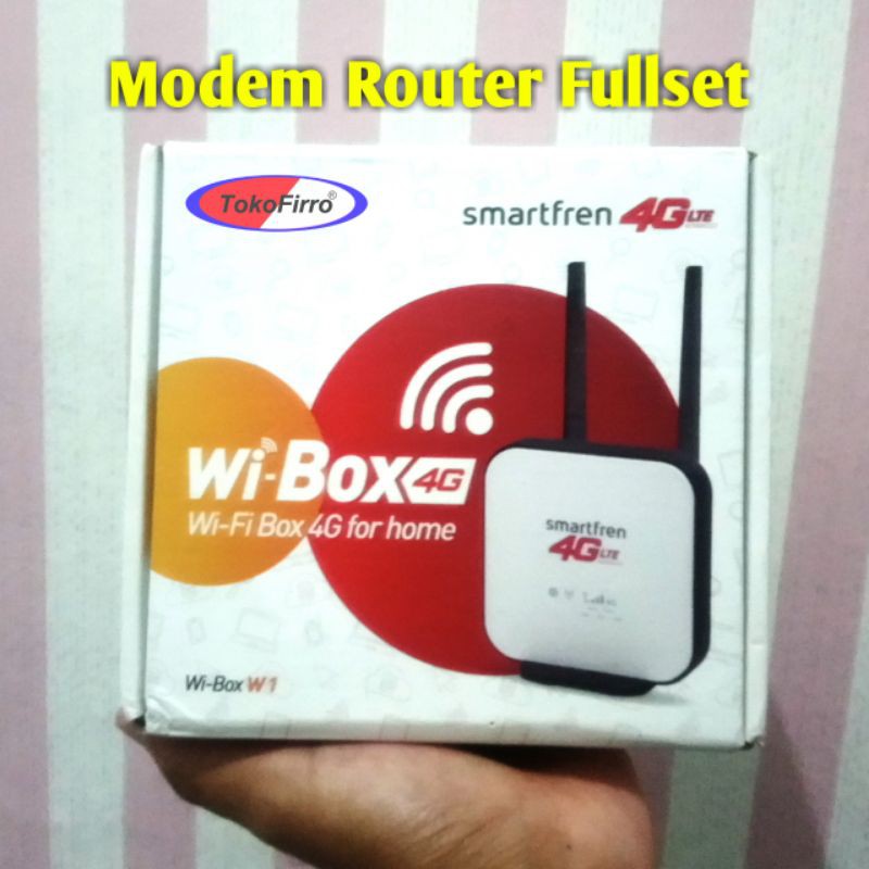 Jual Modem Router Home WiBox Smartfren 4G LTE W1 Fullset (second ...