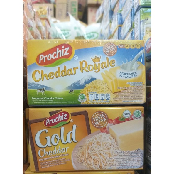Jual prochiz gold 160gr & prochiz cheddar royale 160gr | Shopee Indonesia