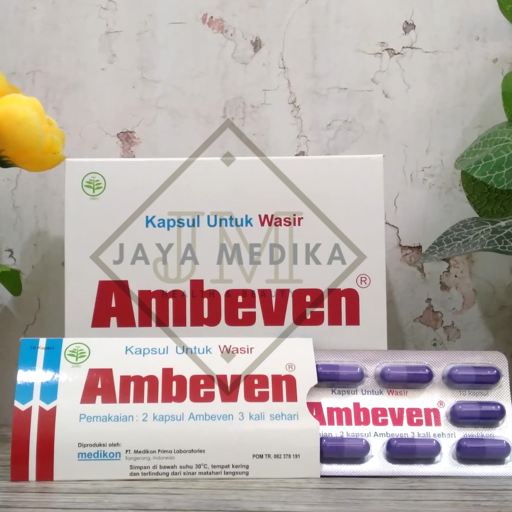 Jual Ambeven 1 Strip Isi 10 Kapsul | Shopee Indonesia