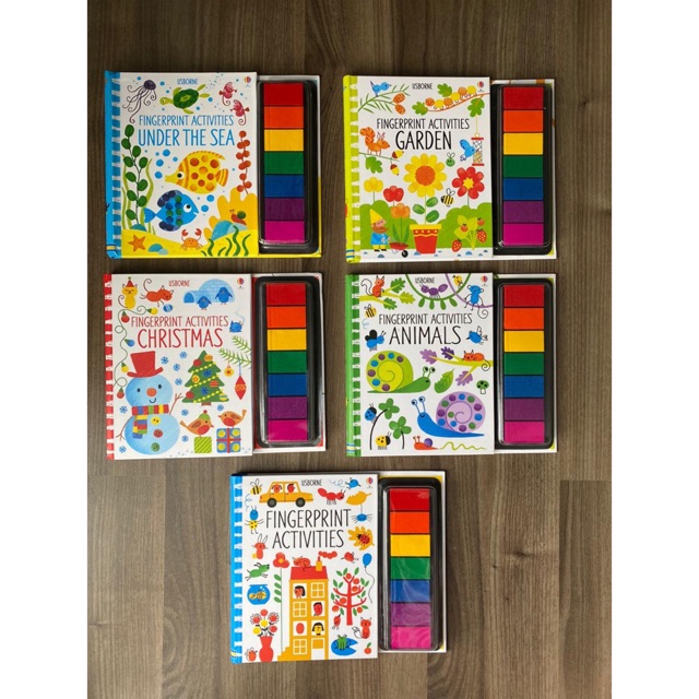 Jual Usborne - Finger Print Activity Books | Shopee Indonesia