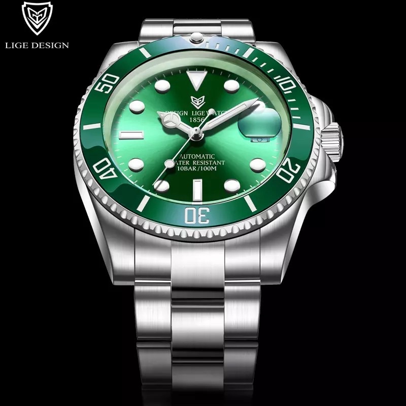 Jual LIGE Design - Rolex Submariner Jam Homage - Ceramic Bezel ! Hulk ...