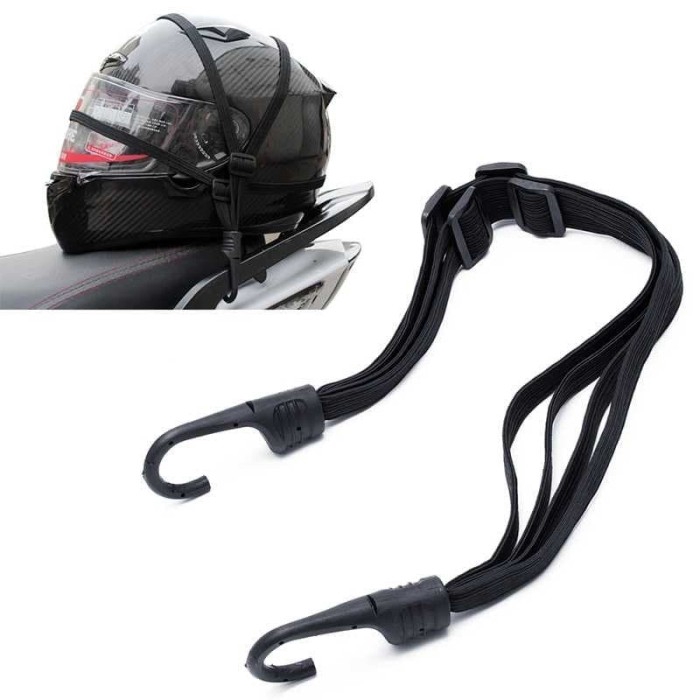 Jual Tali Helm jaring helm Tali Pengikat Helm elastis Helmet Rope Cargo ...