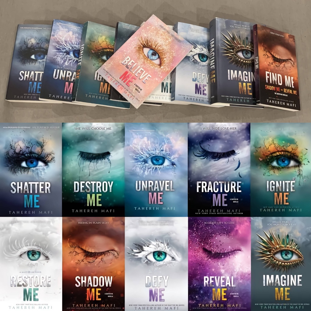 Jual Shatter Me 13 Books Series Collection Tahereh Mafi ( Believe Me ...