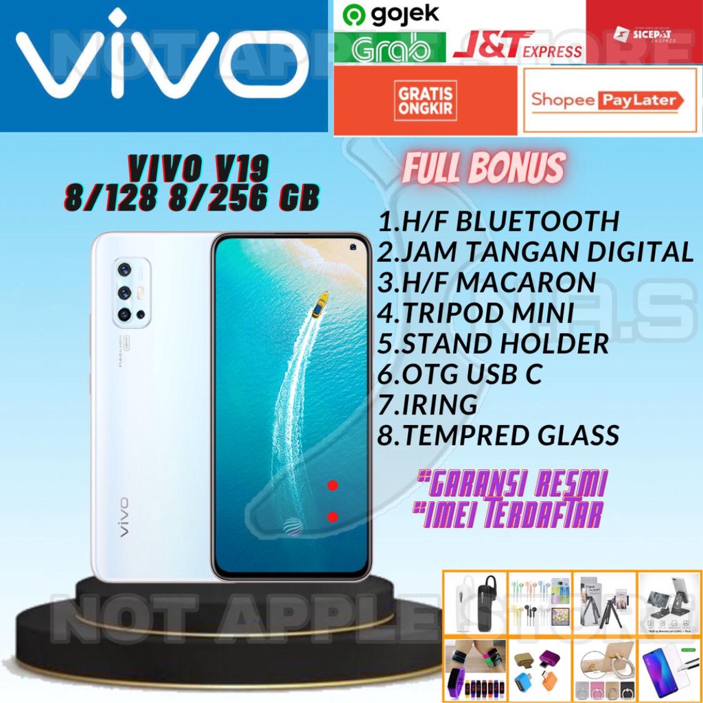 Jual VIVO V19 RAM 8/128GB 8/256GB NEW BARU GARANSI RESMI | Shopee Indonesia