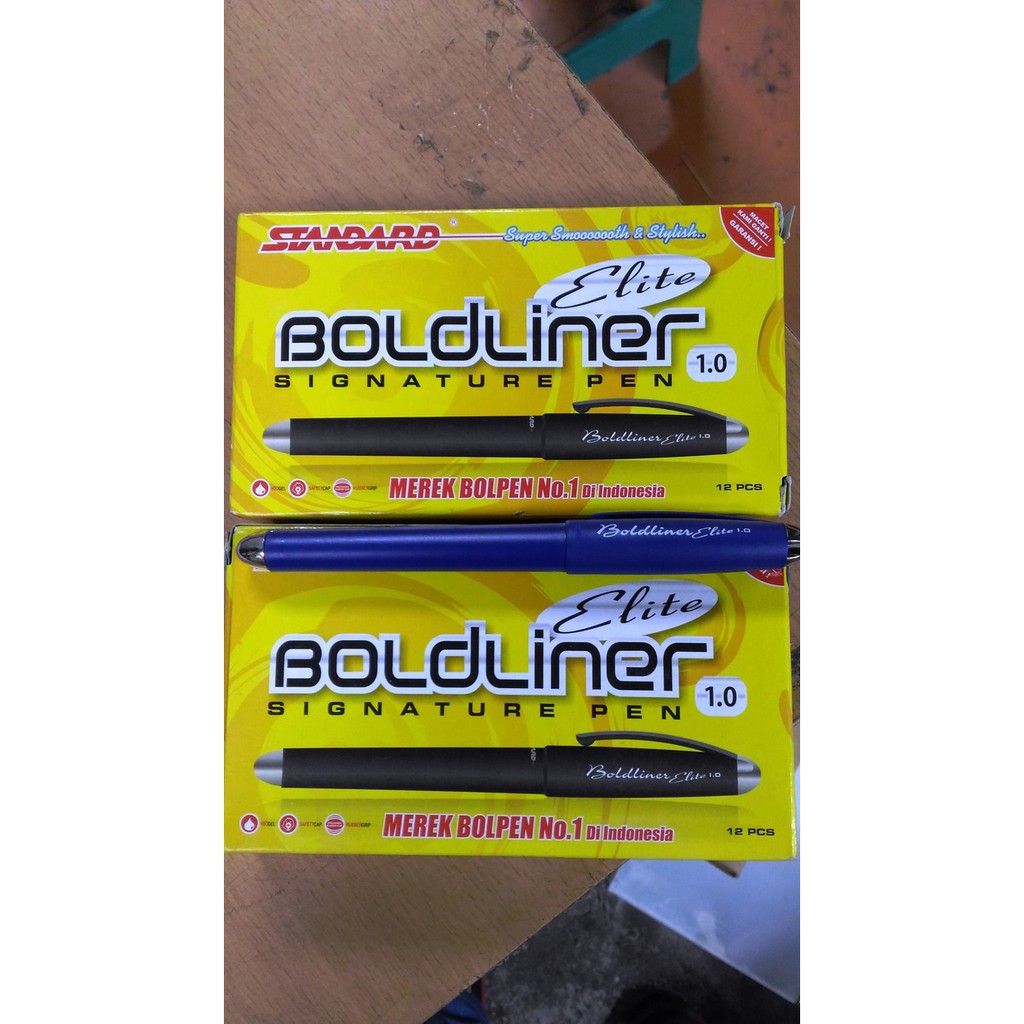 Jual Signature Pen Standard seri Boldliner Elite tebal 1.0 mm | Shopee ...