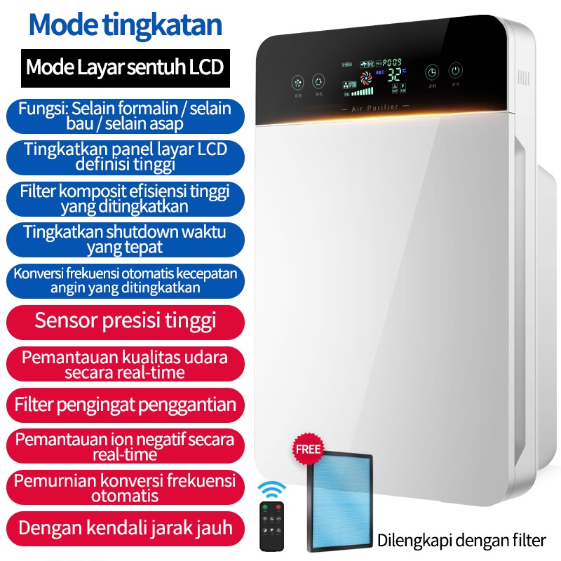 Jual Pembersih Udara Rumah Pembersih Udara Cerdas B18 Filter HEPA Air Purifier | Shopee Indonesia