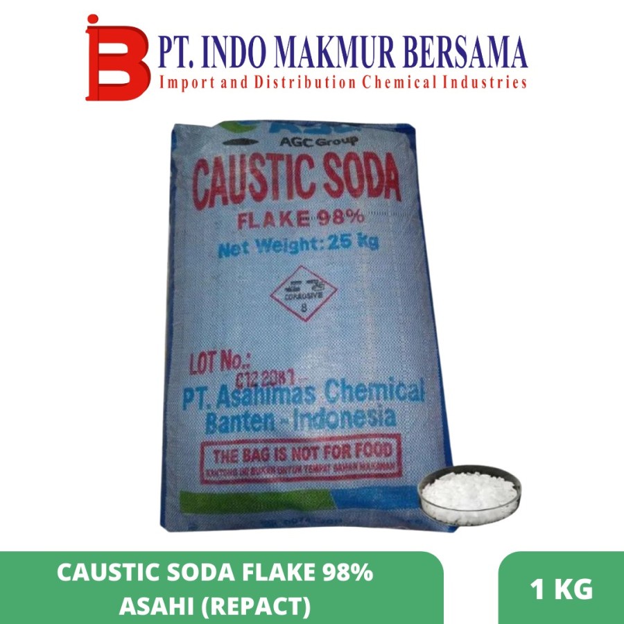Jual Caustic Soda Flake 98% Asahi - Naoh Lokal - Soda Api Asahi 1 KG | Shopee Indonesia