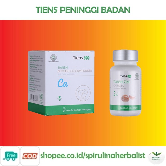 Jual SUSU PENINGGI BADAN TIENS HERBAL SUPLEMEN TIANSHI NUTRIENT CALCIUM ...