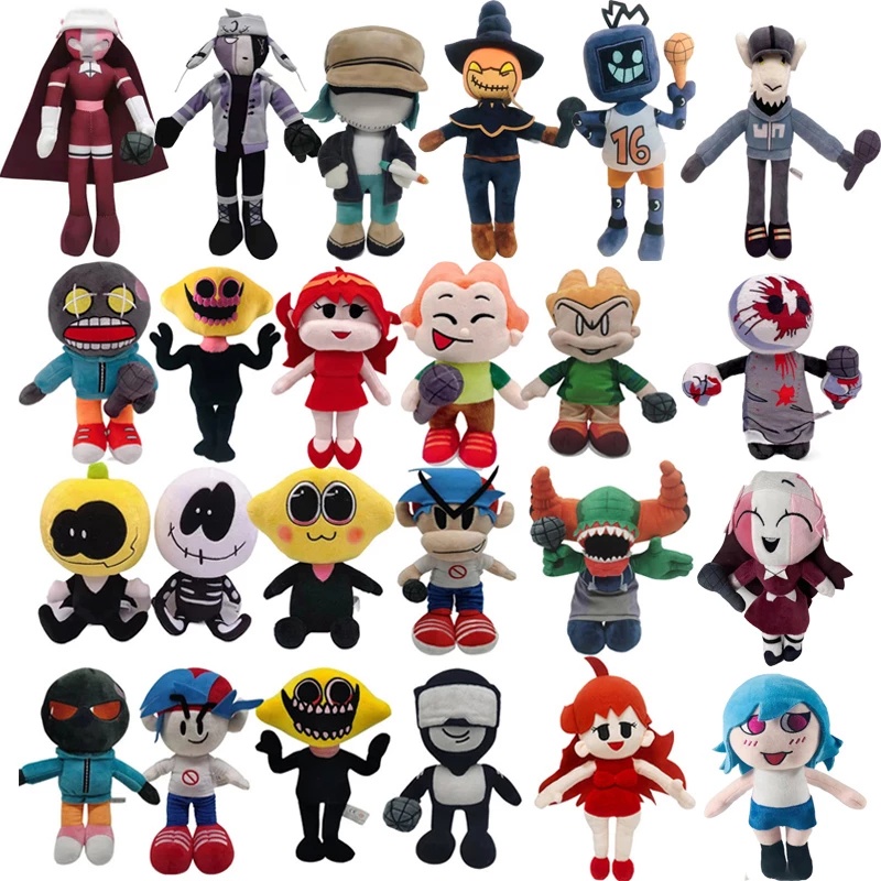 Jual Anime Friday Night Funkin Plush Toy Cute Spooky Month Skid Pump ...