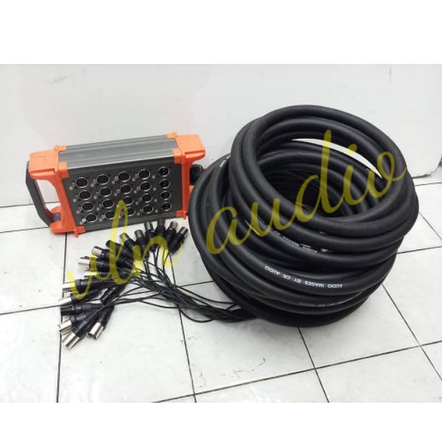 Jual Snake cable kabel 16 channel in + 4 channel out 30 meter ...