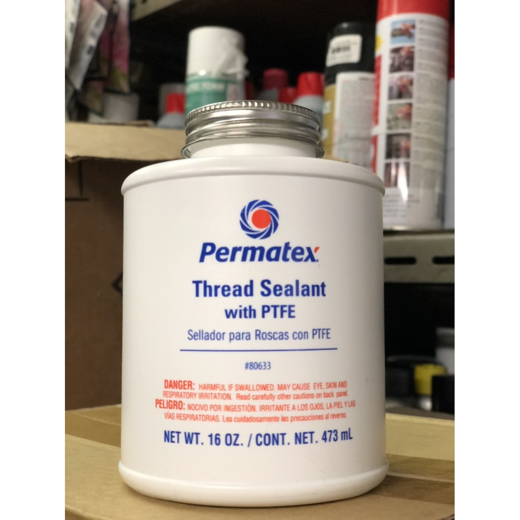Jual Permatex Thread Sealant With PTFE 14D - 473ml | Shopee Indonesia