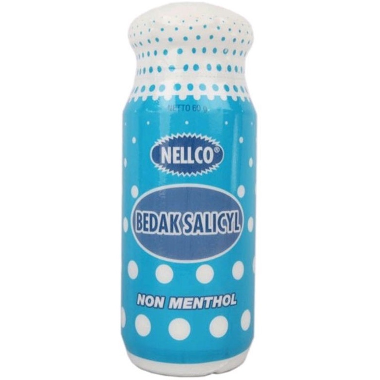 Jual Bedak Gatal Nellco Salicyl Menthol dan Non Menthol 60gr | Shopee ...