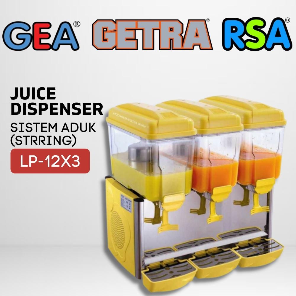 Jual JUICE DISPENSER GEA LP-12X3 DISPENSER JUS 3 TABUNG SISTEM ADUK ...