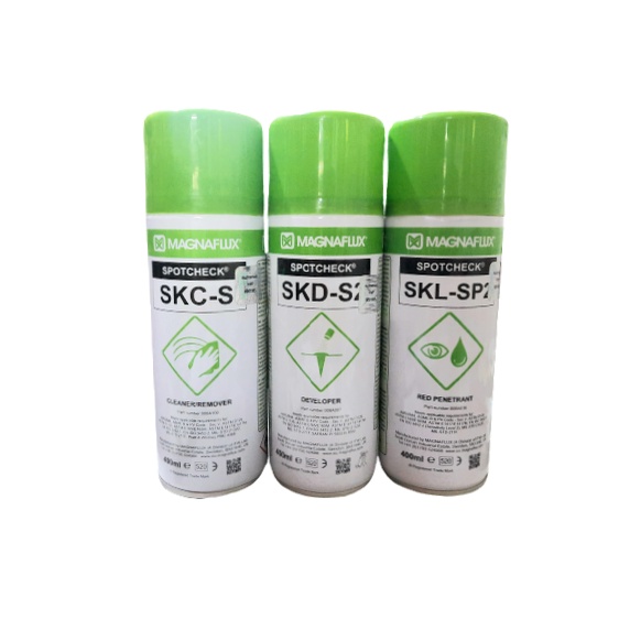 Jual Spotcheck Magnaflux Cleaner Remover / Red Penetrant / Developer ...