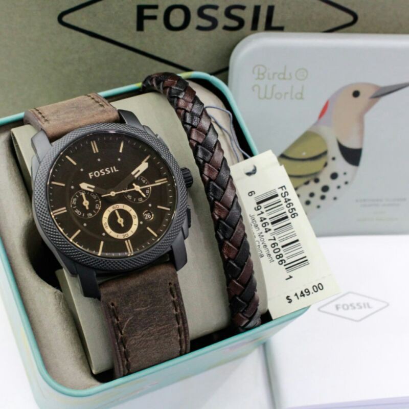 Jual FOSSIL FS 4656 FS4656 ORIGINAL PLUS GELANG INCLUDE BOXTIN FOSSIL ...