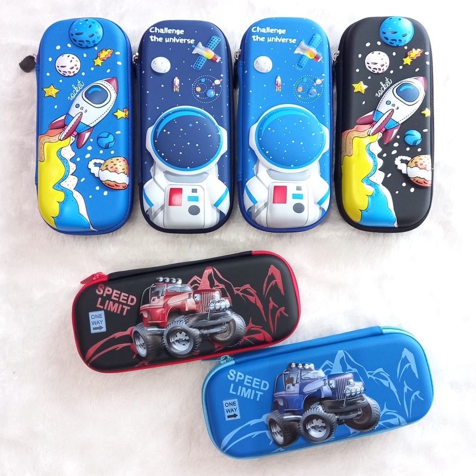 Jual Tempat Pensil Anak 3D Timbul Kotak Pensil karakter Astronot ...