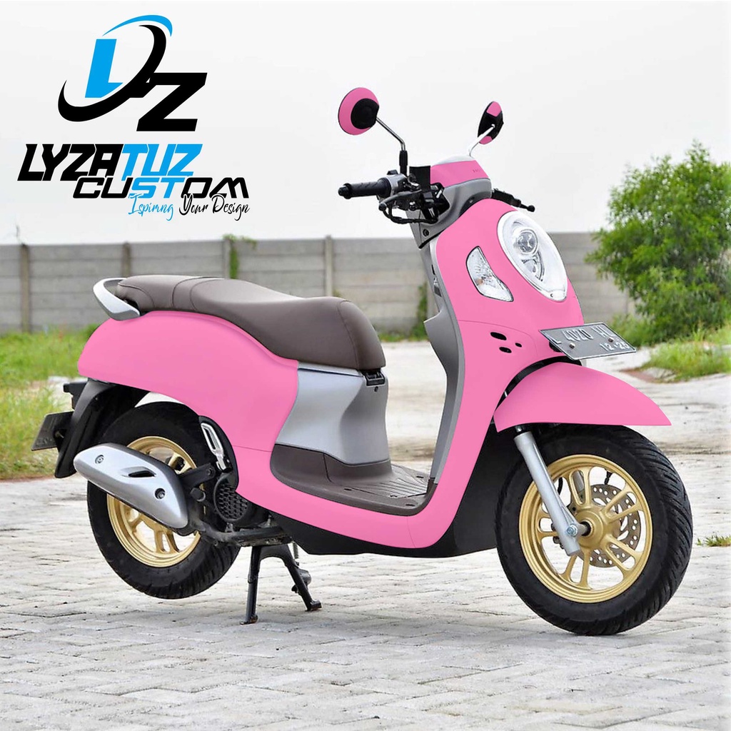 Jual STIKER SCOOPY PINK FULL POLOS DECAL | Shopee Indonesia