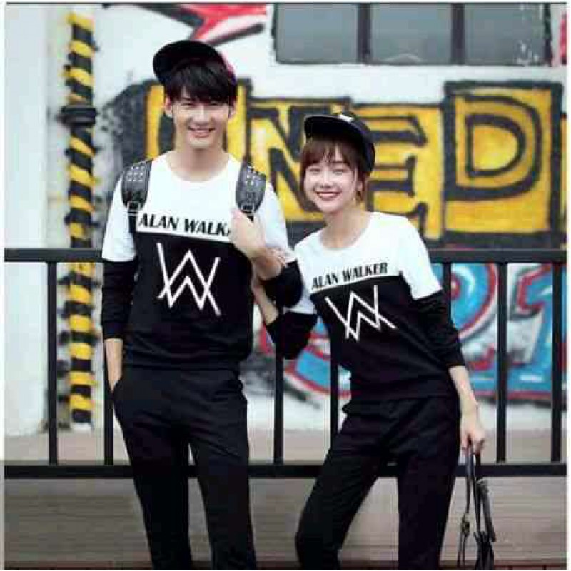 Jual Sweater Alan Walker Duo White Black | Shopee Indonesia