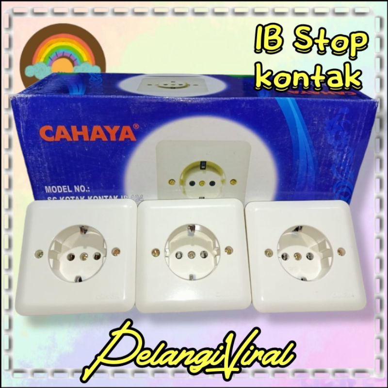 Jual IB Stop Kontak / IB Stop kontak Putih / IB Stop Kontak | Shopee ...