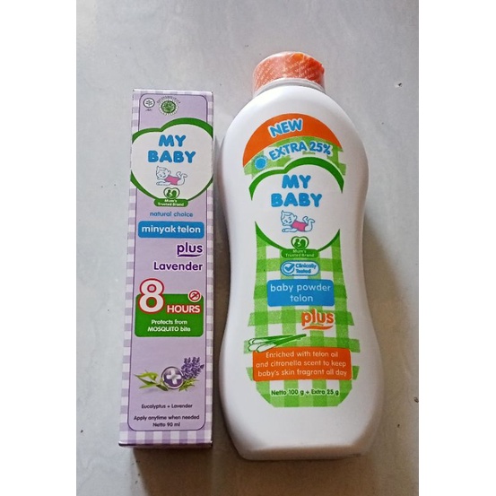 Jual PAKET SUPER HEMAT MY BABY MINYAK TELON LAVENDER 90 ML + MY BABY ...