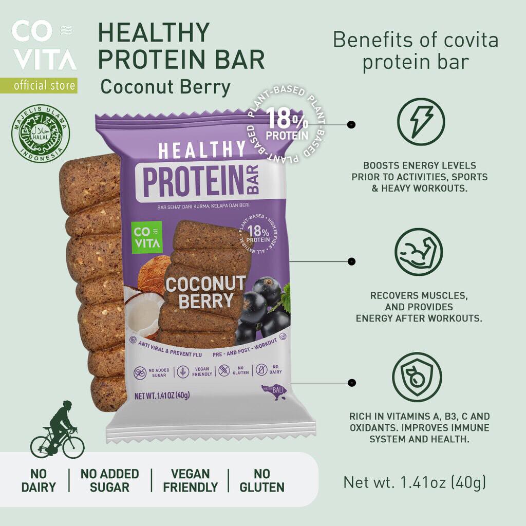 Jual COVITA BALI 1PCS + 1PCS Gratis - Covita Healthy Protein Bar ...