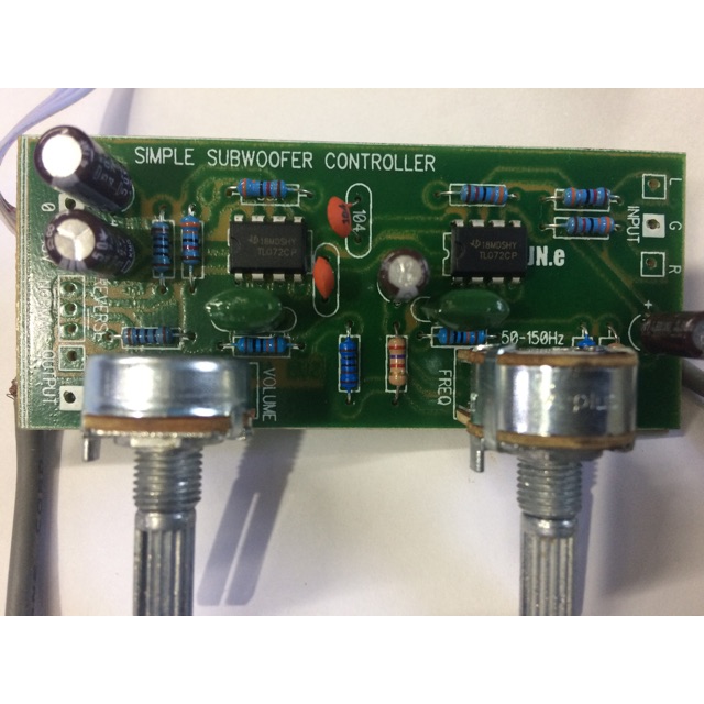 Jual KIT SIMPLE FILTER SUBWOOFER DENGAN FREQ 50-150Hz | Shopee Indonesia