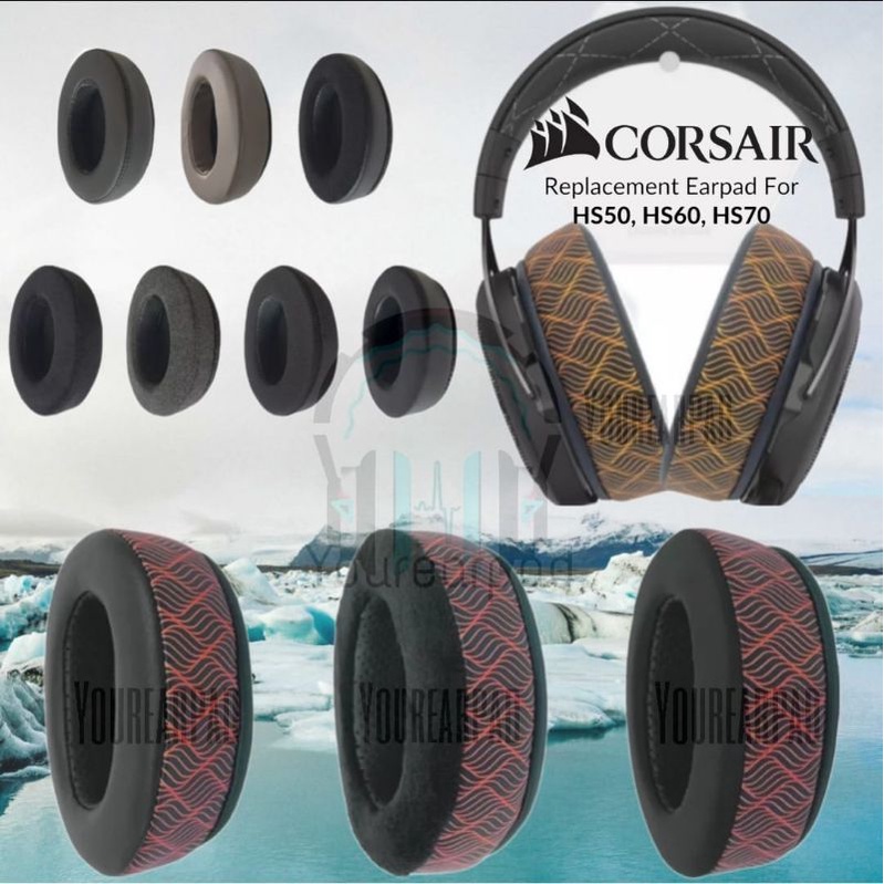 Jual Earcup Busa Earpad Corsair HS70 HS60 HS50 HS 35 50 60 70 PRO ...