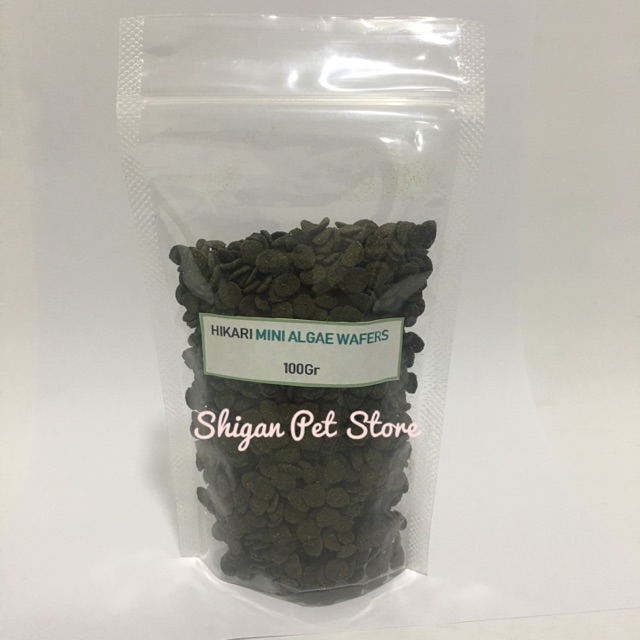 Jual Hikari Mini Algae Wafers Repack 100g / Wafer Pakan Alga Eaters 100 ...