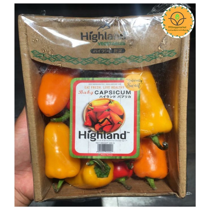 Jual Highland Capsicum Baby (Pack|300g) | Shopee Indonesia