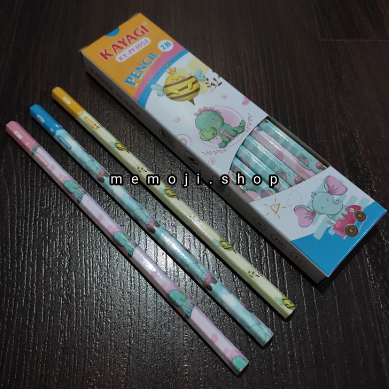 Jual Pensil 2B Fancy KAYAGI (12pc) | Shopee Indonesia