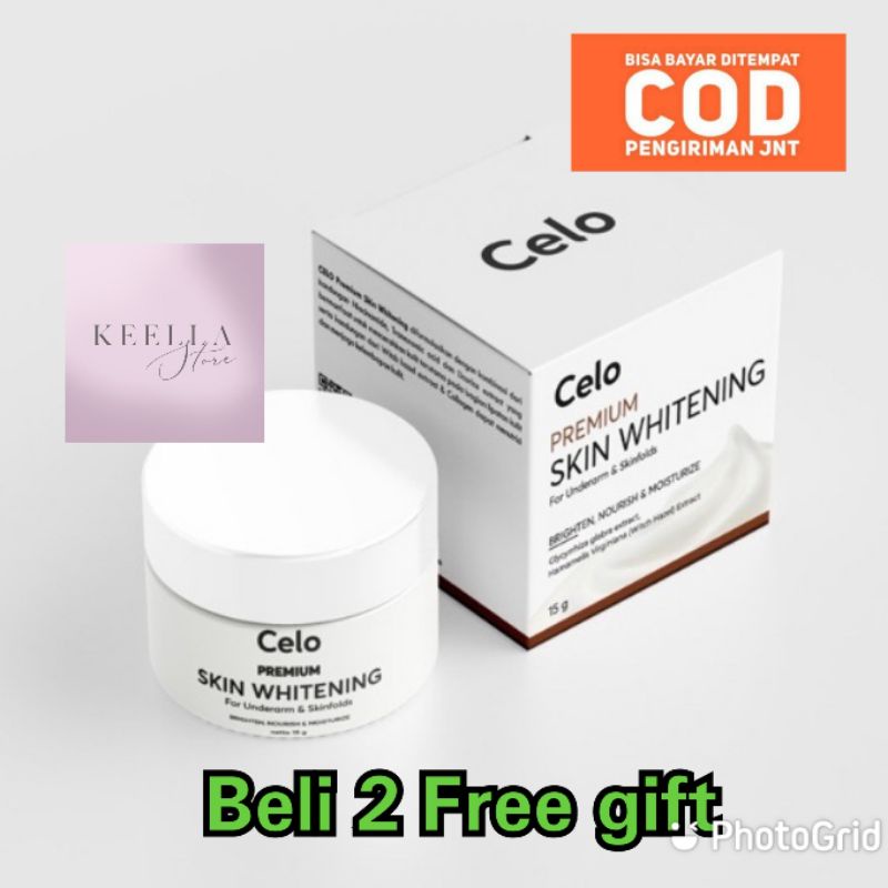 Jual Celo Premium Skin Whitening pemutih ketiak lipatan hitam | Shopee ...