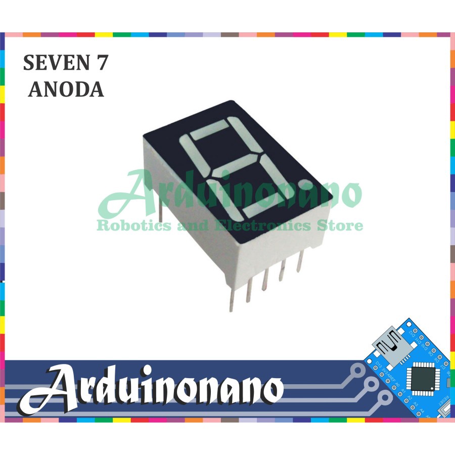 Jual Seven 7 Segment Display 1 Digit 0.36 Inch 0.36 Common Anode Anoda ...