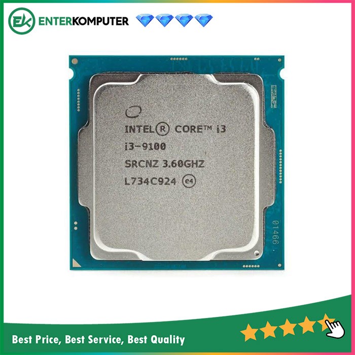 Jual Intel Core i3 9100 3.6Ghz Up To 4.2Ghz - Cache 6MB [Tray] LGA 1151V2 | Shopee Indonesia