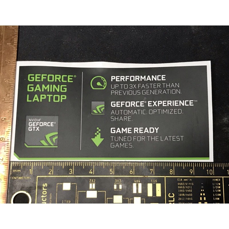 Jual Sticker stiker nVidia GeForce Gaming Laptop ori | Shopee Indonesia
