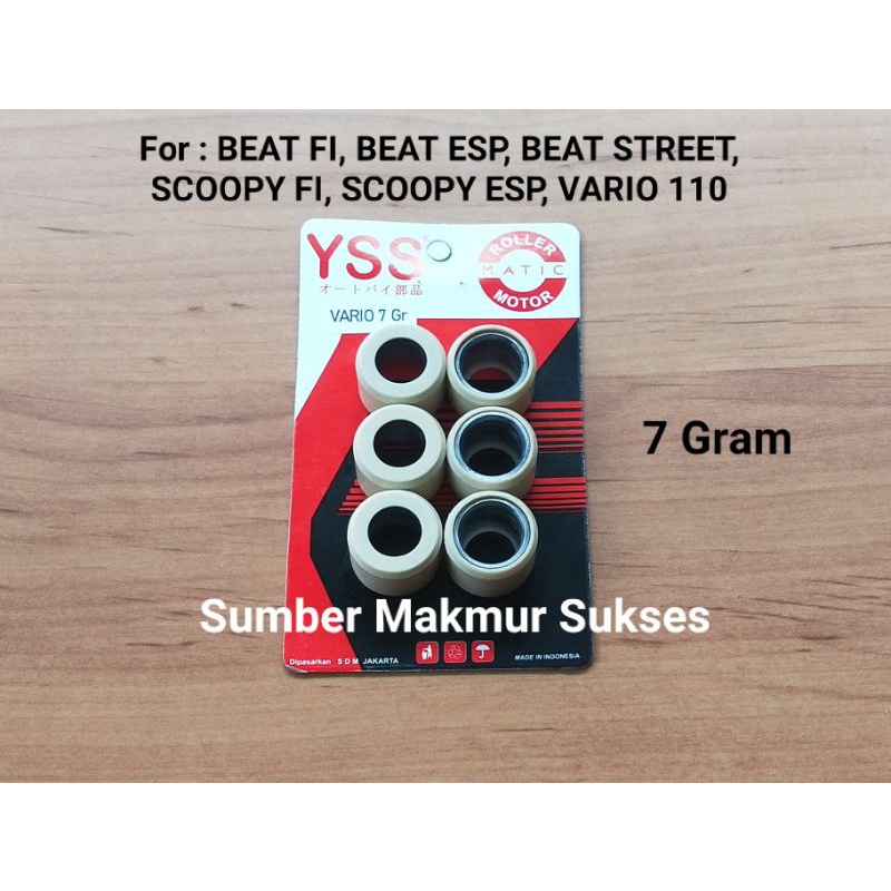 Jual ROLLER ROLER BEAT FI BEAT ESP SCOOPY FI SCOOPY ESP VARIO 110 7 ...