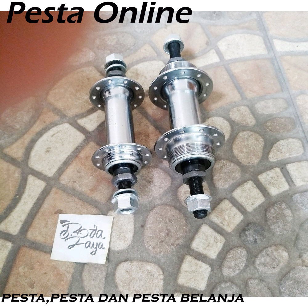 Jual hub sepeda besi 20 hole genio depan belakang | Shopee Indonesia
