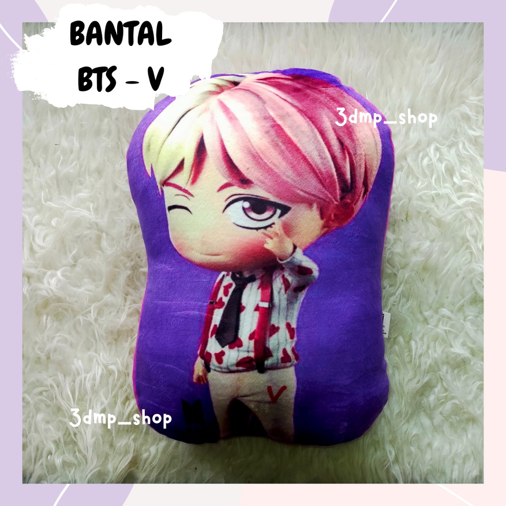 Jual Bantal Boneka BTS TINY TAN MIC DROP JIMIN JUNGKOOK V TAEHYUNG JIN JHOPE SUGA RAPMONSTER RM ...