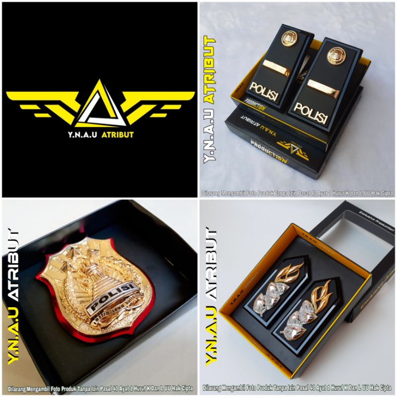 Jual ATRIBUT POLISI PAKET PANGKAT IPDA POLRI FULL MIKA EXCLUSIVE ...