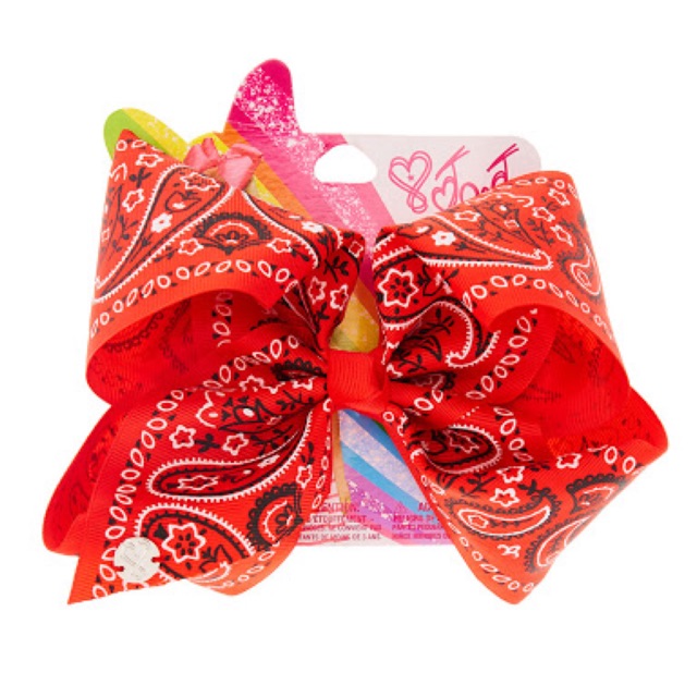 Jual Jojo siwa Bow Red Bandana | Shopee Indonesia