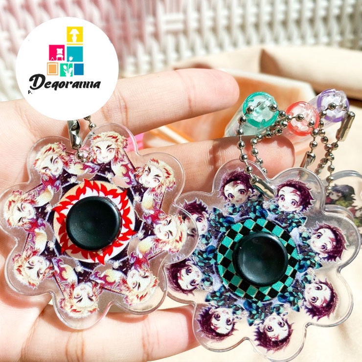 Jual Pulpen Gantungan Spinner Demon Slayer Kimetsu No Yaiba Karakter ...