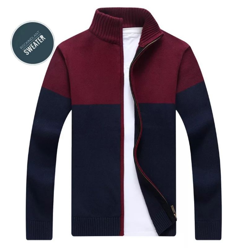 Jual jaket sweater pria cotton combed | Shopee Indonesia