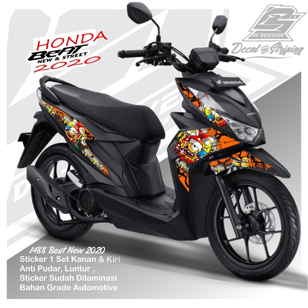 Jual 1488 Sticker Striping Motor BEAT FI NEW TAHUN 2020-2021 List ...